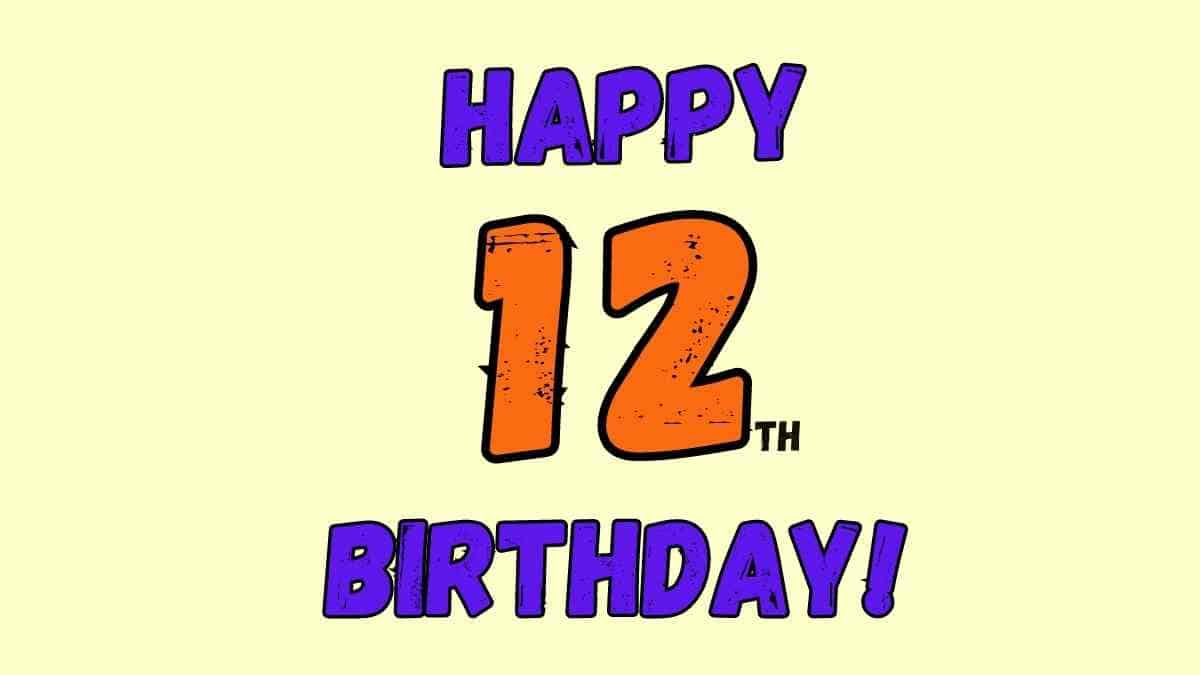 Turning 12 Birthday Quotes Happy Birthday J 🎂 🥳 🎉 | TikTok