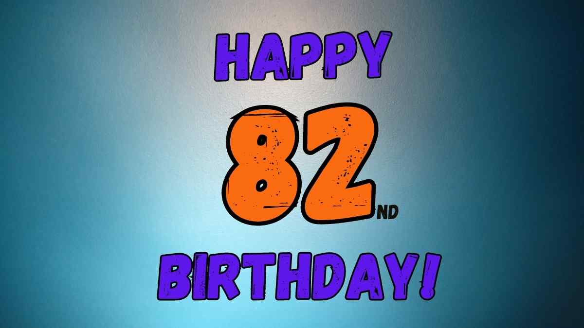 Galactic Greetings for your Star-Studded 82nd! - wish by age