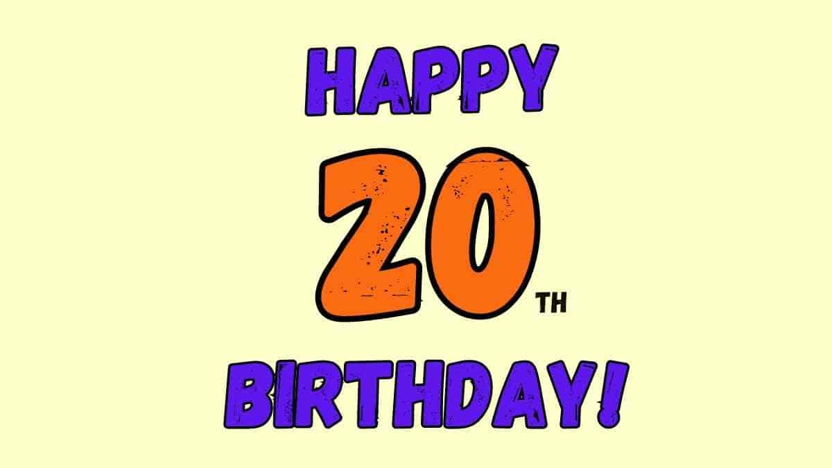 Heartbeats and High-Fives: Happy 20th! - wish by age