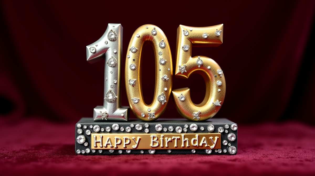 105 years of golden shine. You glow more than a trophy in the sun ...
