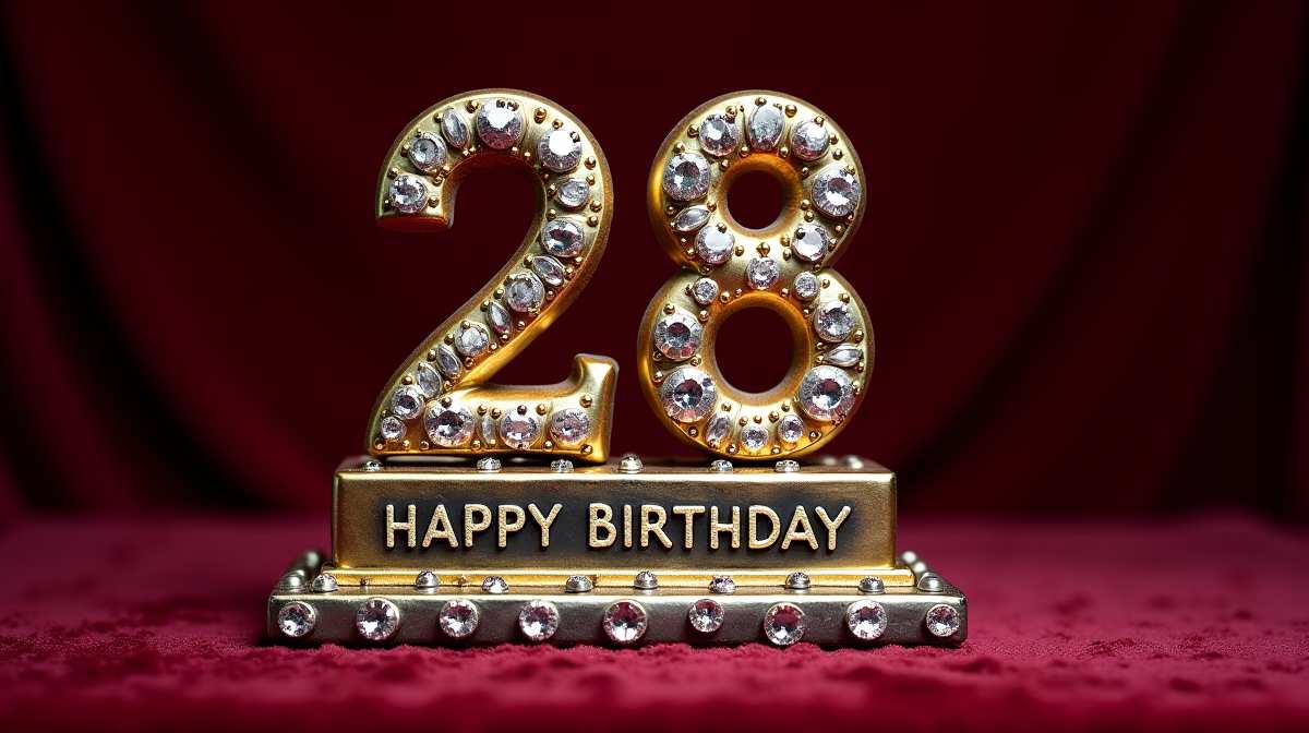 28 years of golden shine. You glow more than a trophy in the sun - wish ...