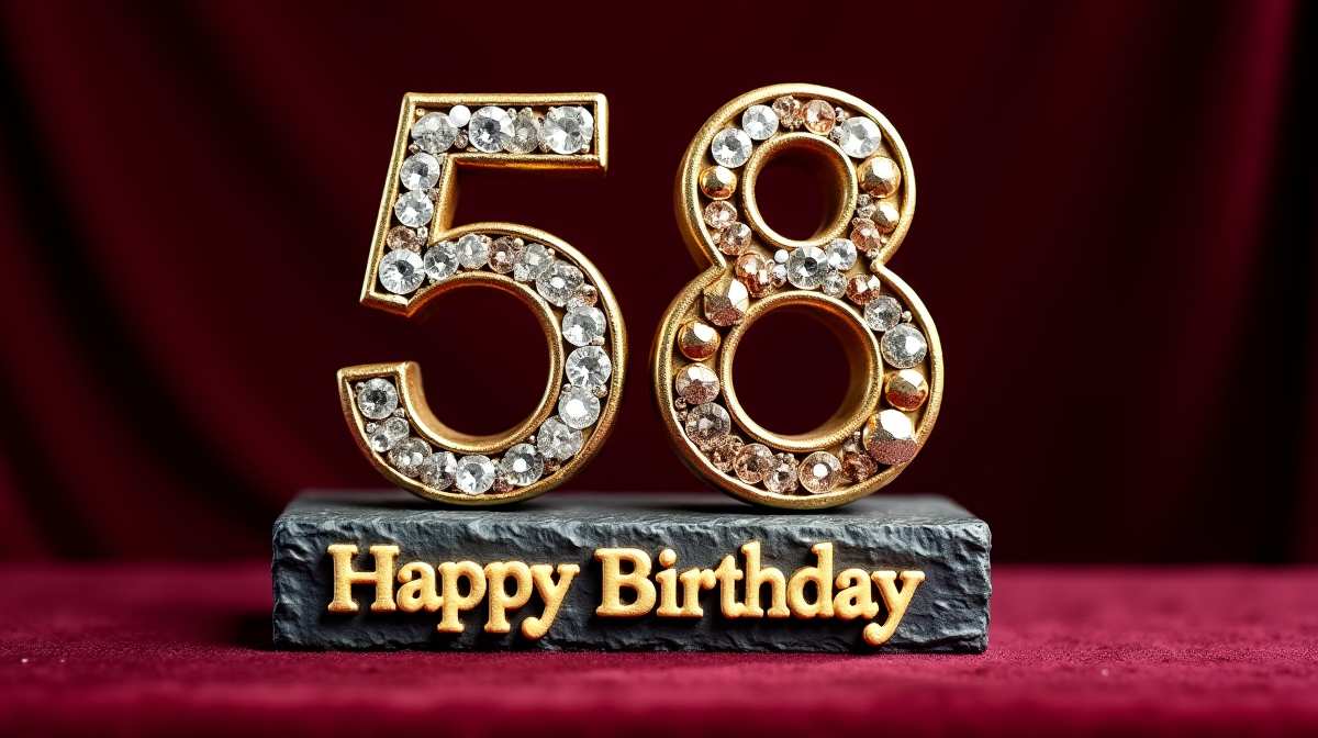 58 years of golden shine. You glow more than a trophy in the sun - wish ...