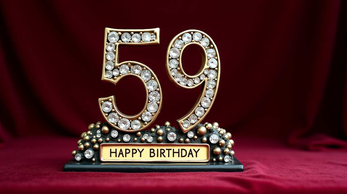 59 years of golden shine. You glow more than a trophy in the sun - wish ...
