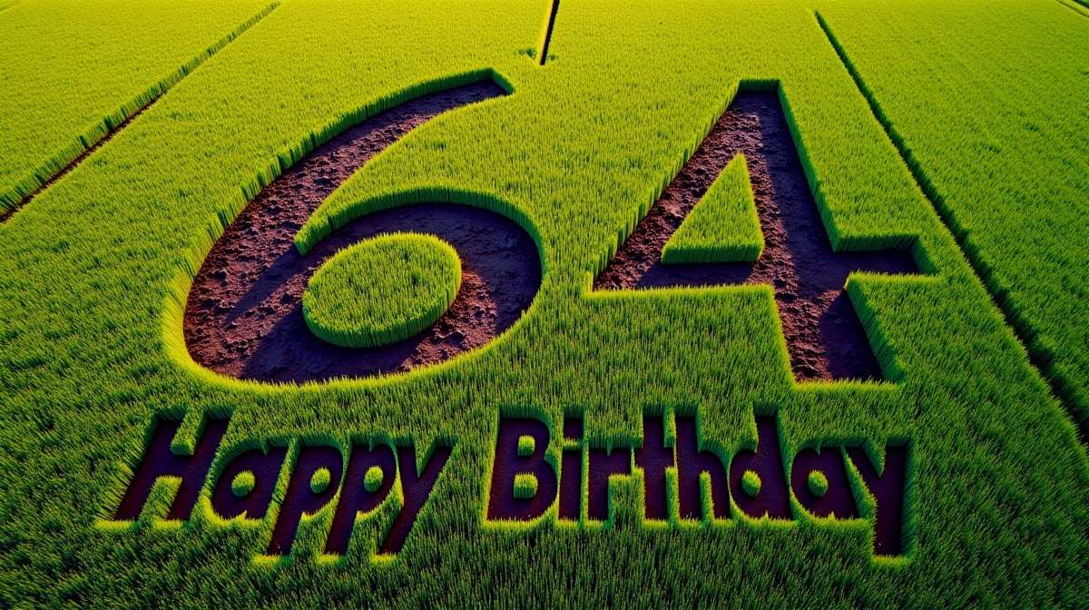 64 years rooted deep. You grow better than most vegetables - wish by age