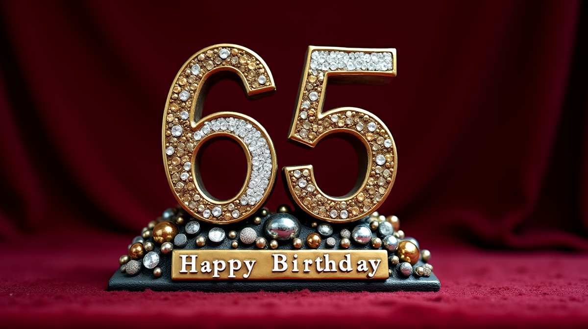 65 years of golden shine. You glow more than a trophy in the sun - wish ...