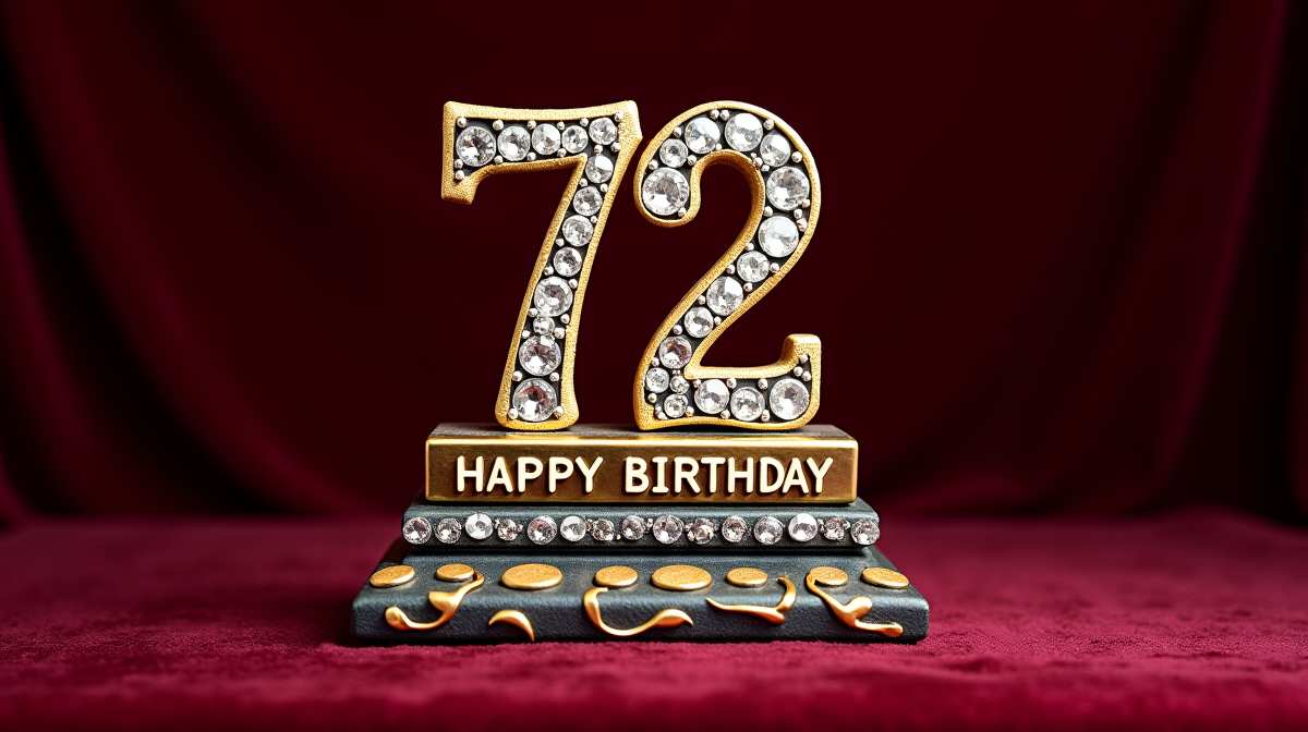 72 years of golden shine. You glow more than a trophy in the sun - wish ...