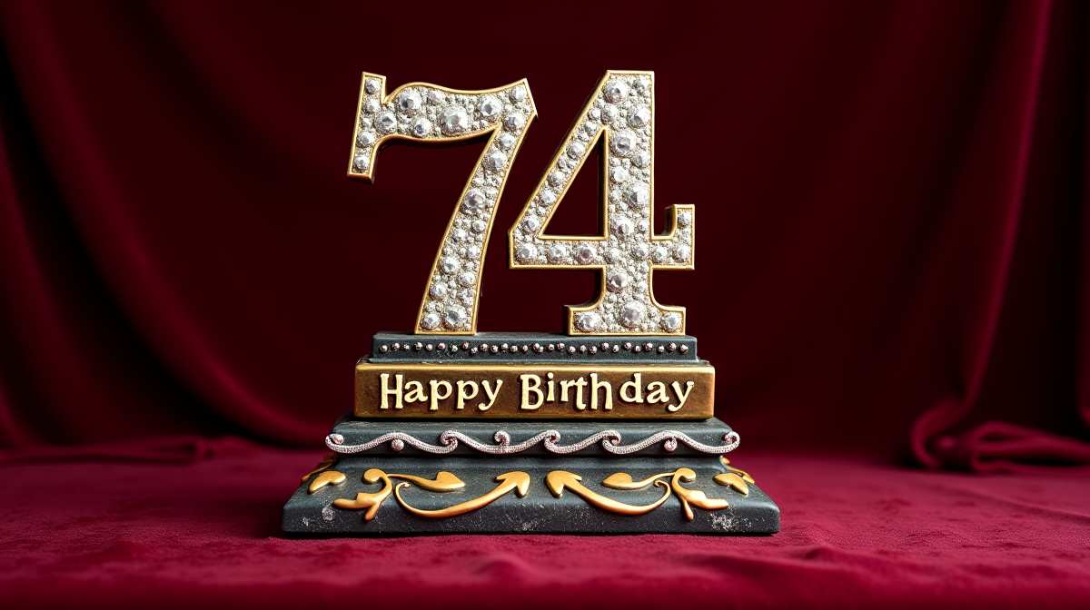 74 years of golden shine. You glow more than a trophy in the sun - wish ...