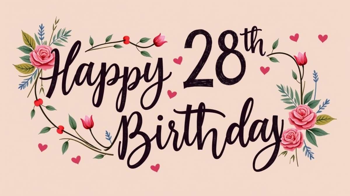 Funny Happy 28th Birthday Wishes - wish by age 😆