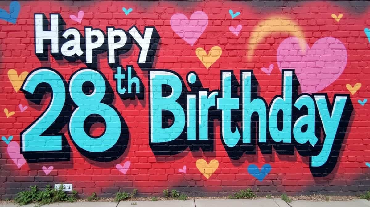 Funny Happy 28th Birthday Wishes - wish by age 😆